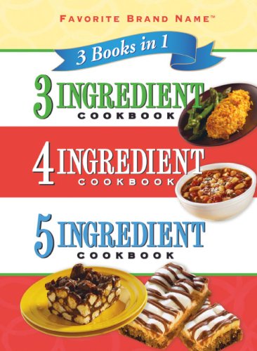 3 Books in 1 3-4-5- Ingredient Cookbook: Publications International Ltd ...