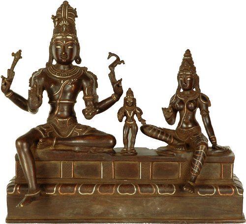 Aone India Somaskanda - A Popular Motif of Pallava Art - Brass Statue ...