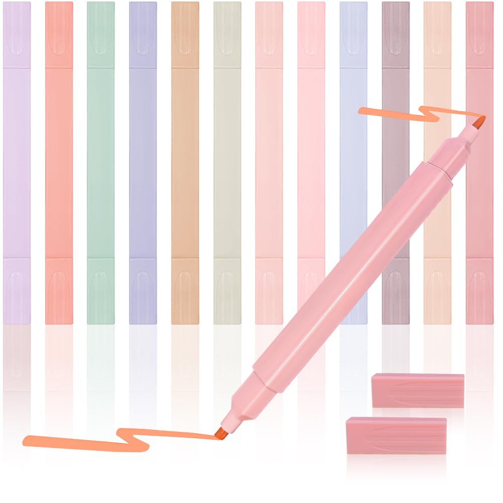 Amazon.com : Mild Double ended highlighter, Aesthetic Highlighters ...