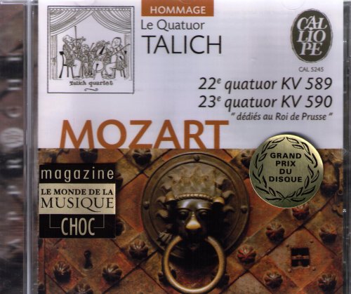 Wolfgang Amadeus Mozart, Le Quatour Talich, Talich Quartet - The Talich ...