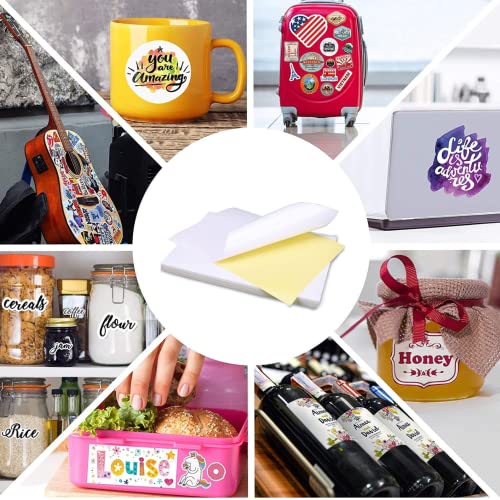 True-Ally Sticker Self-Adhesive Glossy Photo Paper A4 Size 120 GSM for ...