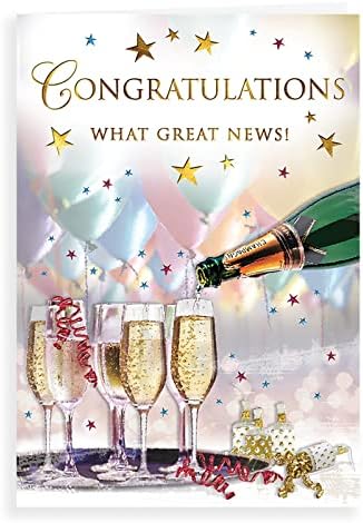 Regal Publishing Traditional Congratulations Card - 9 x 6 inches ...