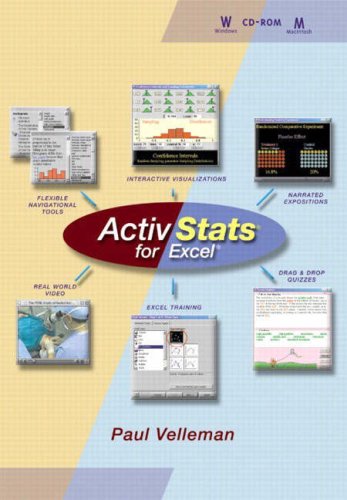 Intro Stats, Preliminary Edition Update with Activstats for Excel 2002 ...