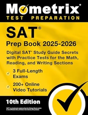 Amazon.com: Digital SAT Study Guide Premium, 2025: 4 Practice Tests ...