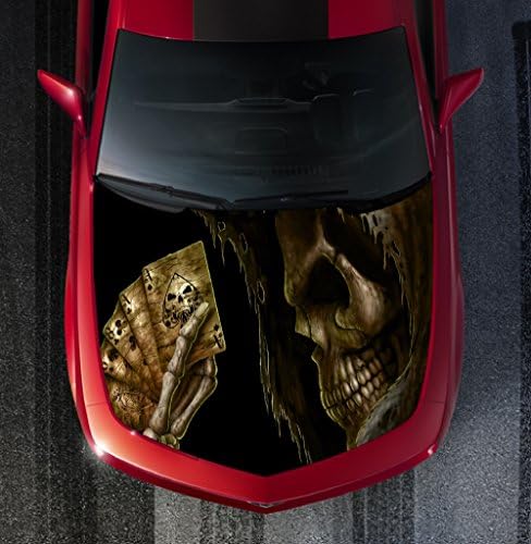 Amazon.com - H23 Evil Clown - Hood WRAP - Wraps Decal Sticker Tint ...