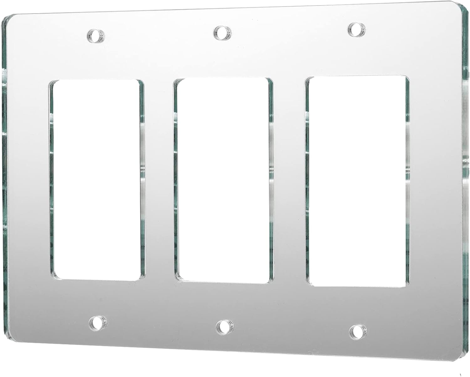 Mirror Light Switch Plates Triple Rocker 4.72" X 6.45" Switch Light ...