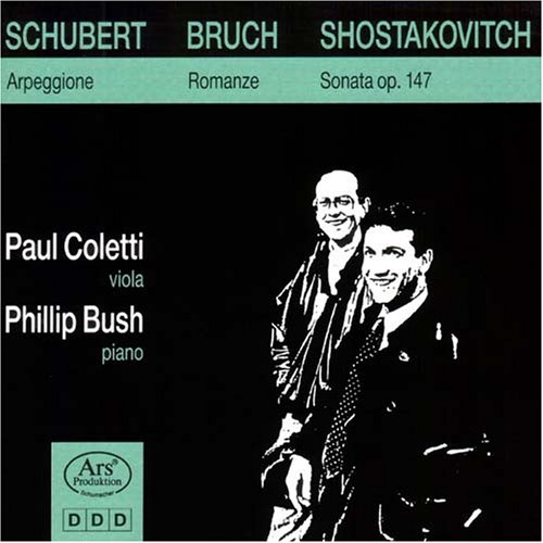 Violasonaten - Paul Coletti, Philip Bush, Schubert, Schostakowitsch ...