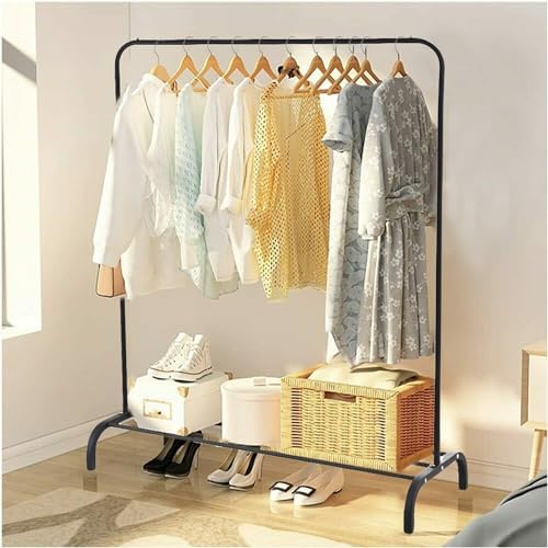THUNDER GROUP Heavy duty Clothes Rails for Bedroom|Metal Clothes Racks ...