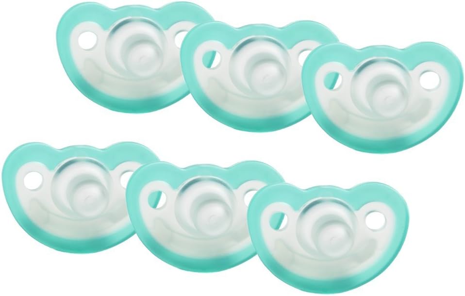 Amazon.com : JollyPop 0-3 Months Pacifier 6 Pack Unscented - Teal ...