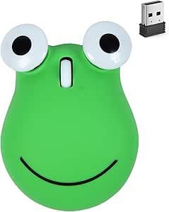 Amazon.com: Wireless Mouse Cute Bluetooth Animal Green Frog Silent ...