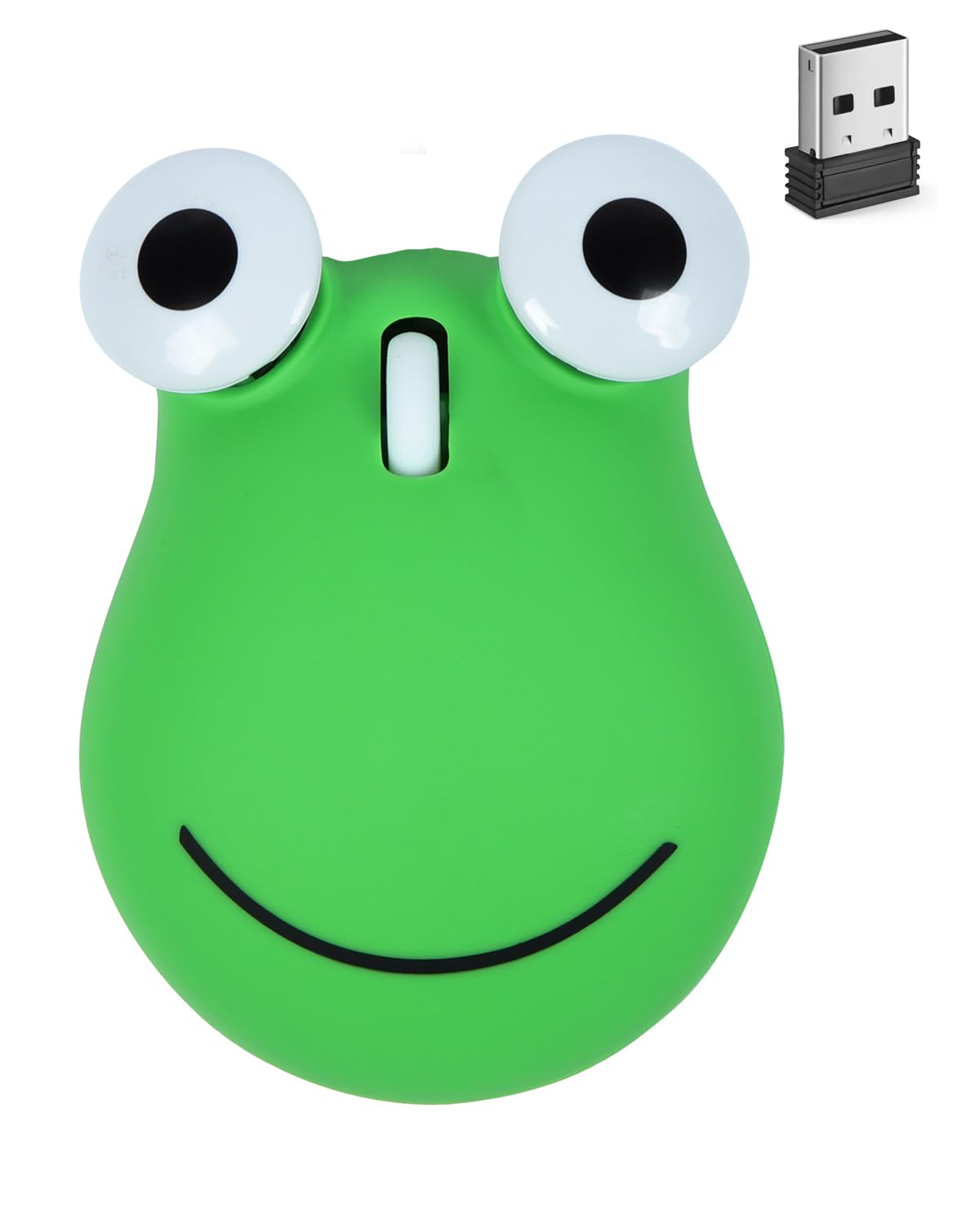 Amazon.com: Wireless Mouse Cute Bluetooth Animal Green Frog Silent ...