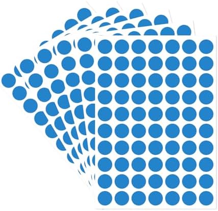 Amazon.com : Dot Stickers,1/2 Inch Dark Blue Circle Stickers,1400pcs ...