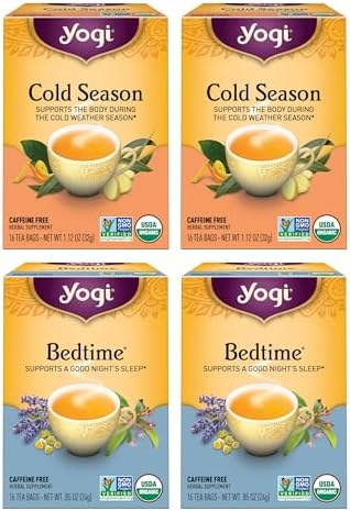 Amazon.com : Yogi Tea Favorites Variety Pack - 16 Bags per Pack (6 ...