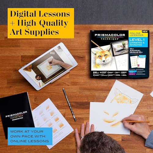 Snapklik.com : Prismacolor Technique Digital Art Lesson, Animal Drawing ...