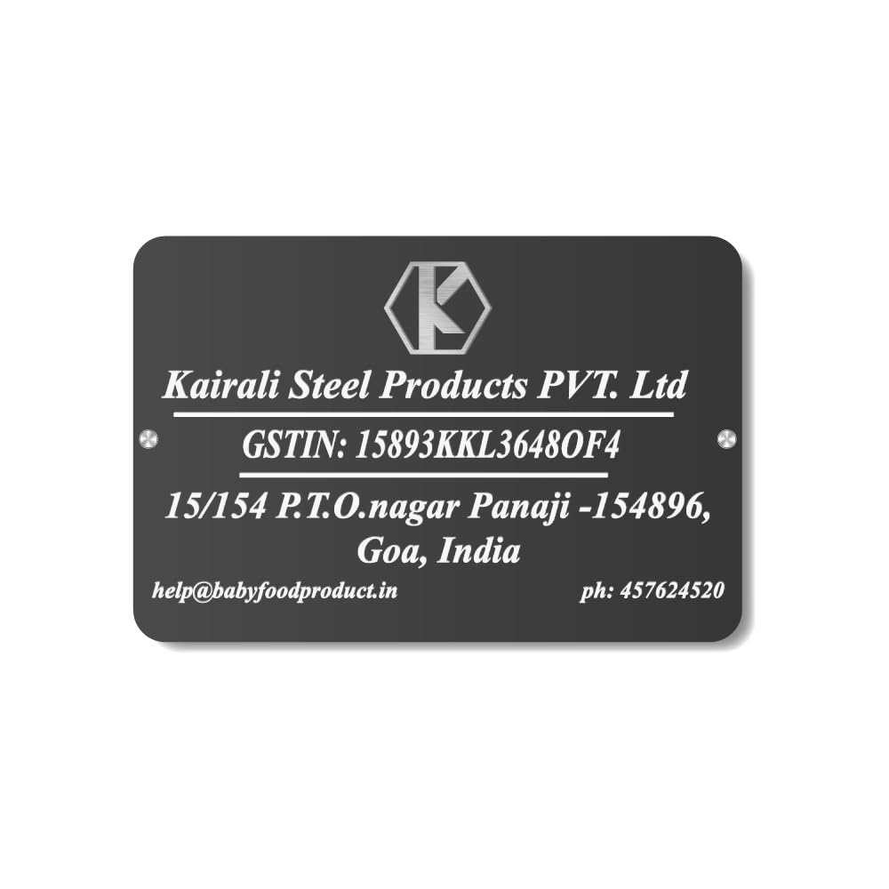 CRAFTEEZY® Customised GST Name Plate For Company Entrance | Acyrlic ...