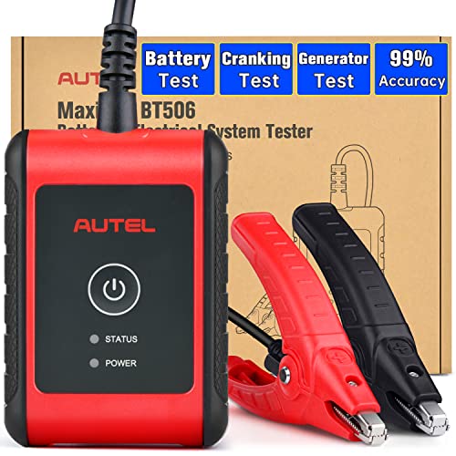 Autel Battery Tester MaxiBAS BT506, 6V 12V 100-2000 CCA Bilbatteri ...