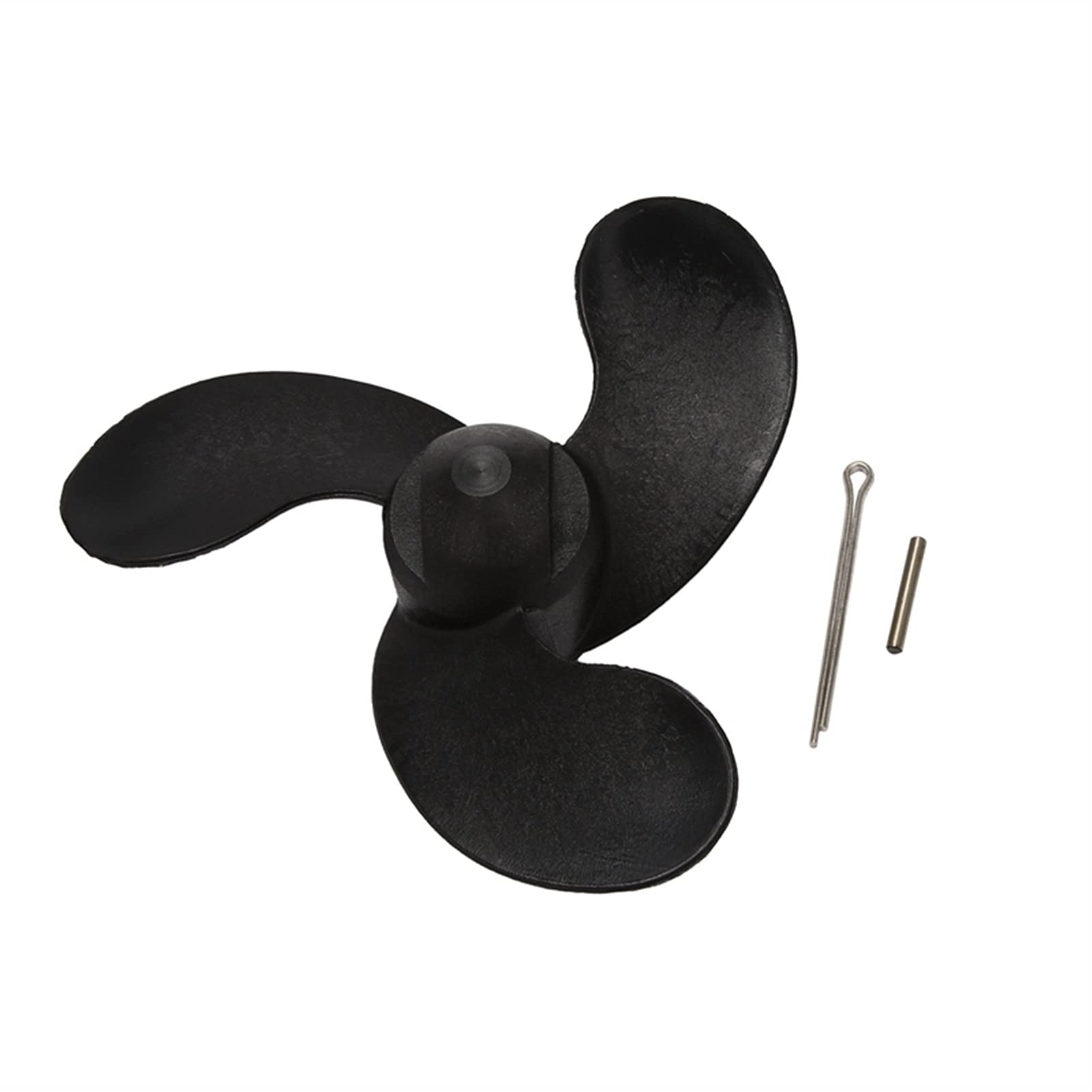 Buy Aluminum Outboard Propeller 3 Black Leaves Marine Outboard ...