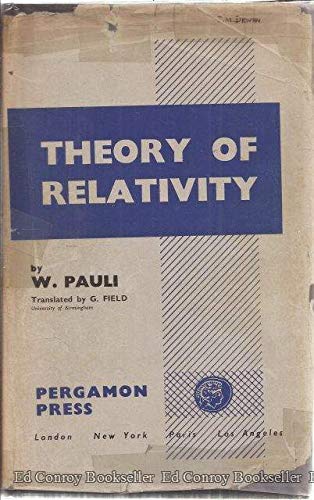 Theory of relativity.: Wolfgang Pauli: 9781114172388: Amazon.com: Books