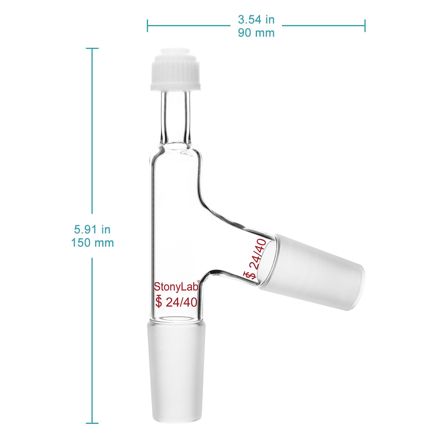 Snapklik.com : StonyLab 3 Way Distilling Thermometer Adapter