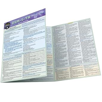 Dsm-5-Tr Medical Coding: A Quickstudy Laminated Reference Guide ...