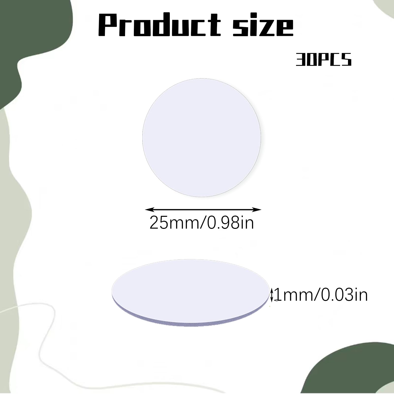 30Pcs PVC NFC Tags Waterproof Nft Tags Stick on Books Phones Walls Most ...