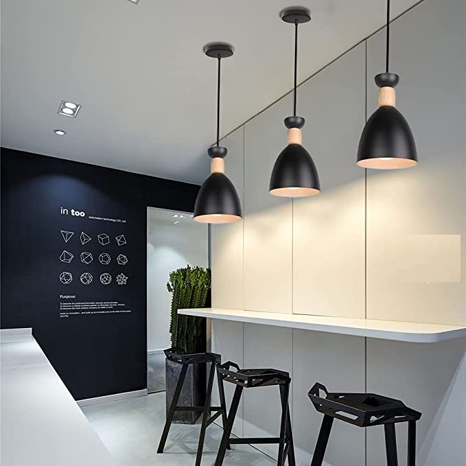 Buy kinis Nordic Black KIN-720 Hanging Lamp/Pendant Lamp/Ceiling Light ...
