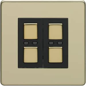 LightwaveRF Connected Light Switch, Double Dimmer Wireless - iOS ...
