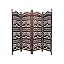 Amazon.com: Room Divider Wood Screen - Rajasthan Antique Brown - 4 ...