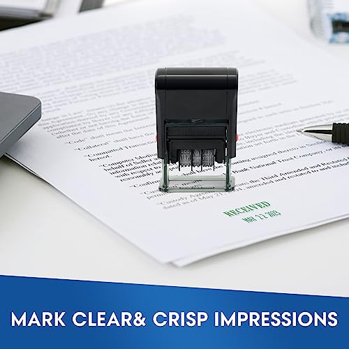 Snapklik.com : Received Stamp Self Inking Date Stamp Office Stamps For ...