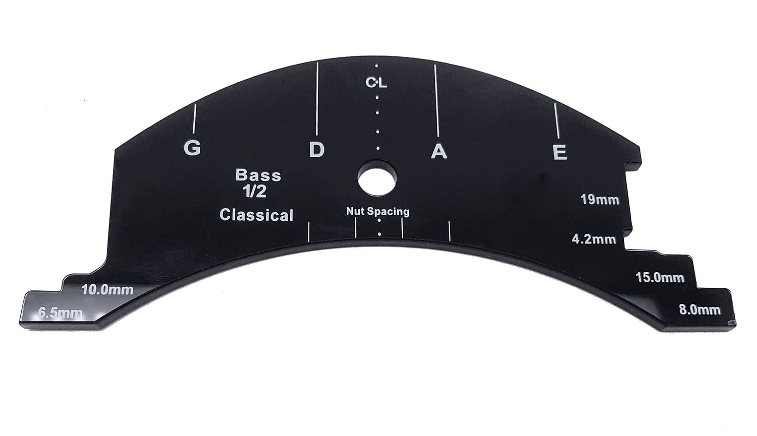 Snapklik.com : 1/2 Size Double Bass Bridge Fingerboard Template Repair ...