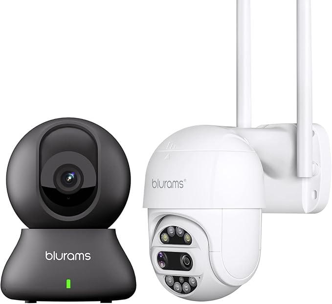 Amazon.com: blurams Indoor&Outdoor 2K Security Camera Bundle Set ...