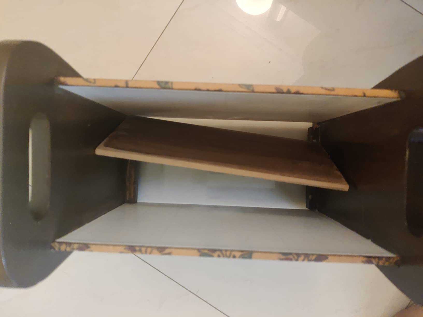 CURIOFACT Wooden Magazine - Newspaper Stand Rack Multi Purpose Book ...