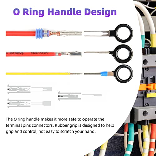 Swpeet 41Pcs Terminal Removal Tool Assortment Kit, Wire Connector ...