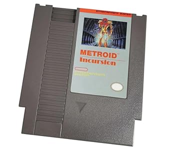 Amazon.com: 8 Bit NES Video Game Cartridge - Metroid Incursion For ...
