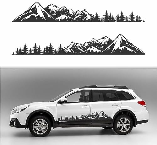 Amazon.com - Mountain and Forest Decal for Vehicle | Die Cut Mountain ...