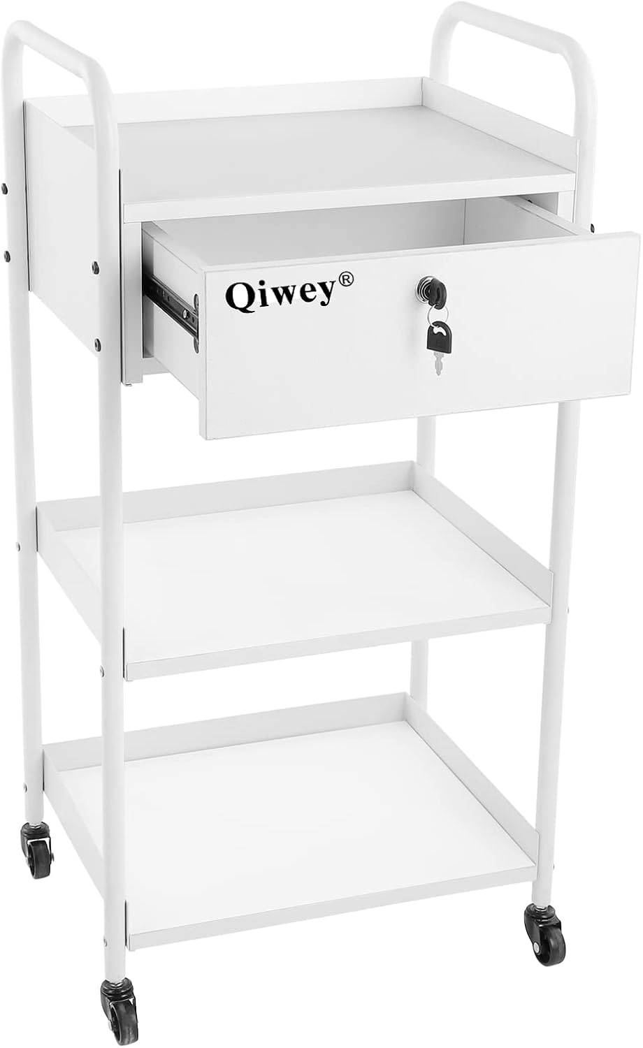 Esthetician Cart Trolley Professional Salon and Spa 3-Tier Utility Cart ...