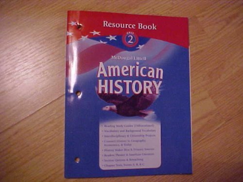 American History Resource Book Unit 2: McDougal Littell: 9780618821006 ...