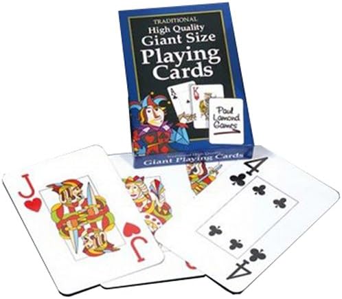 Giant Size Playing Cards : Amazon.co.uk: Toys & Games