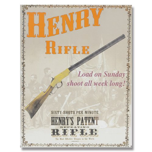 Amazon.com: Henry Rifle Tin Sign
