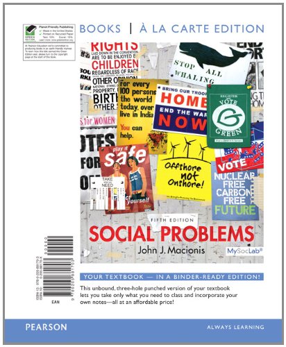 Amazon.com: Social Problems, Books a la Carte Edition (5th Edition ...
