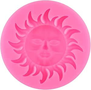 Amazon.com: XMOLDNMS Sun Fondant Molds Sun Silicone Mold for Summer ...