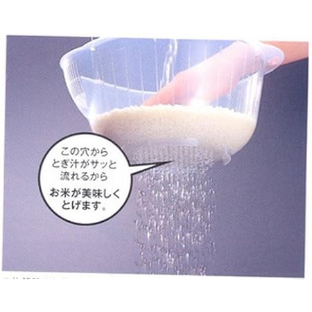 Amazon.com | Inomata Japanese Rice Washing Bowl with Strainer, 2.5 ...