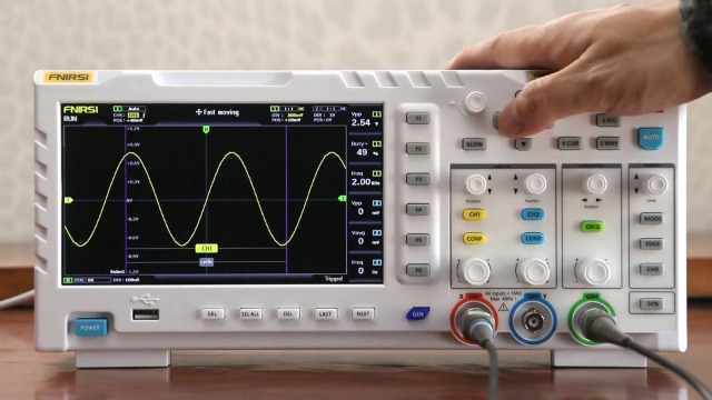 Watch FNIRSI-1014D Dual-Channel Digital Oscilloscope 100MHz,1GSa/s on ...
