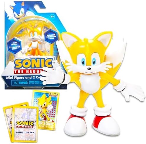 Amazon.com: Tails Action Figure Sonic The Hedgehog - Tails 3 in Mini ...