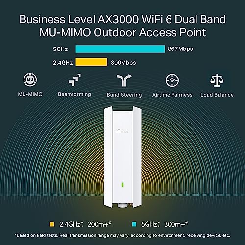 TP-Link Eap610-Outdoor | Omada True Wifi6 Ax1800 Gigabit External ...