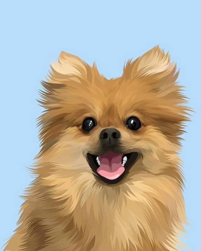 Poster of Dog Posters for Room Wall Decortation, Size - 12 X 18 inches ...