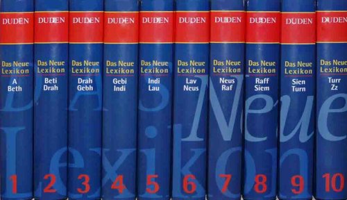 Duden - Das neue Lexikon : Meyers Lexikonverlag: Amazon.nl: Boeken