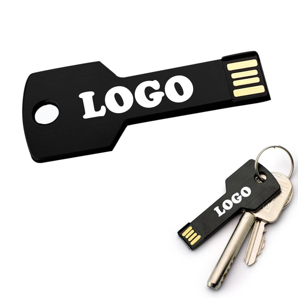 Amazon.com: 100Pack Custom Key Shaped USB Flash Drive USB2.0 Metal ...
