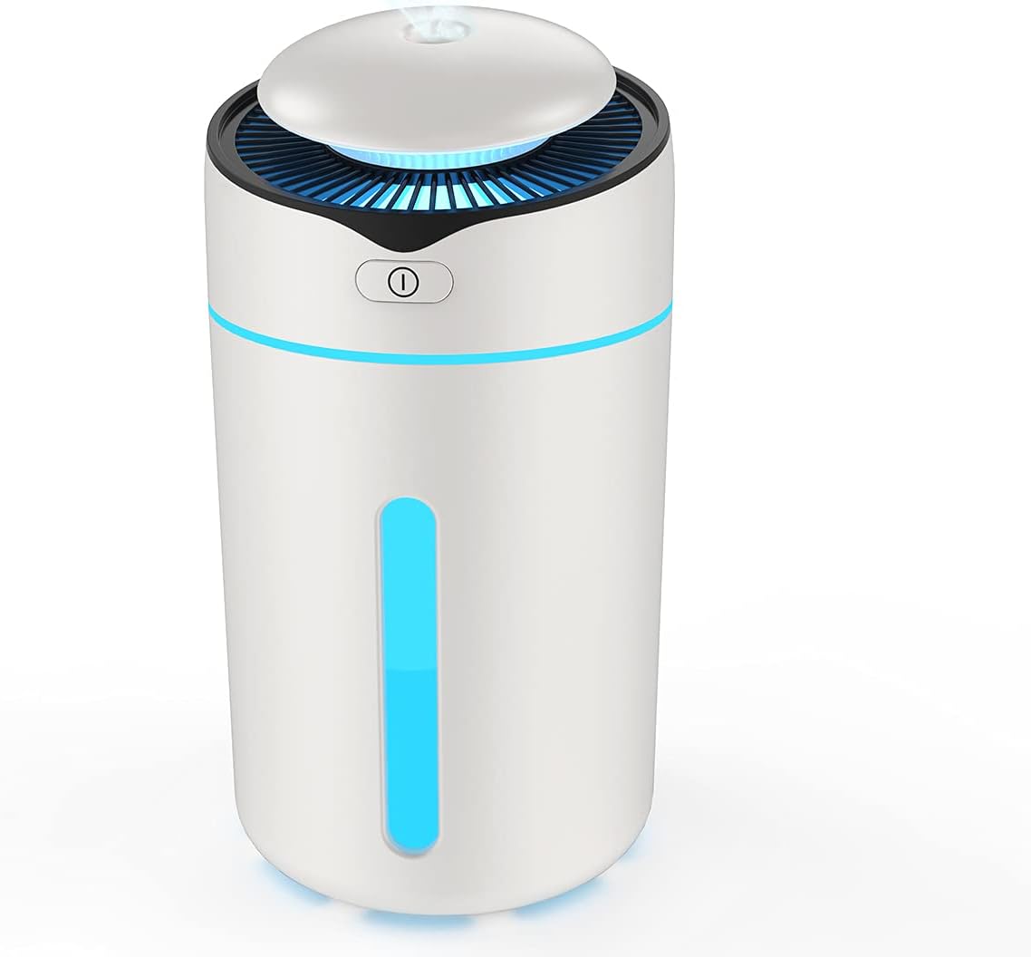 Amazon.com: Portable Small Cool Mist Humidifiers 300ML - USB Desktop ...