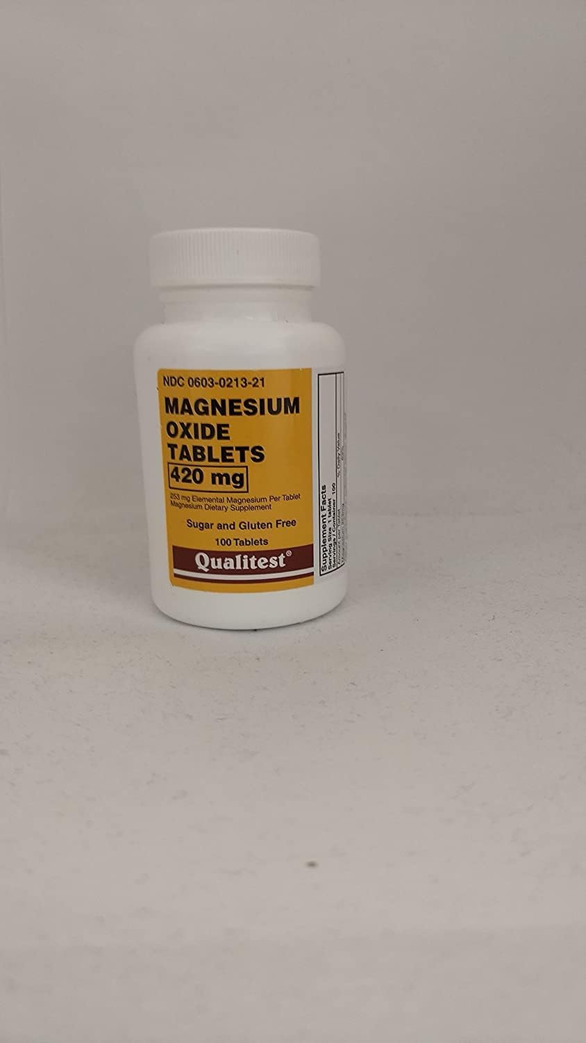 Amazon.com: Cypress Magnesium Oxide 400 Mg Tablet 120 Tablets, Pack of ...